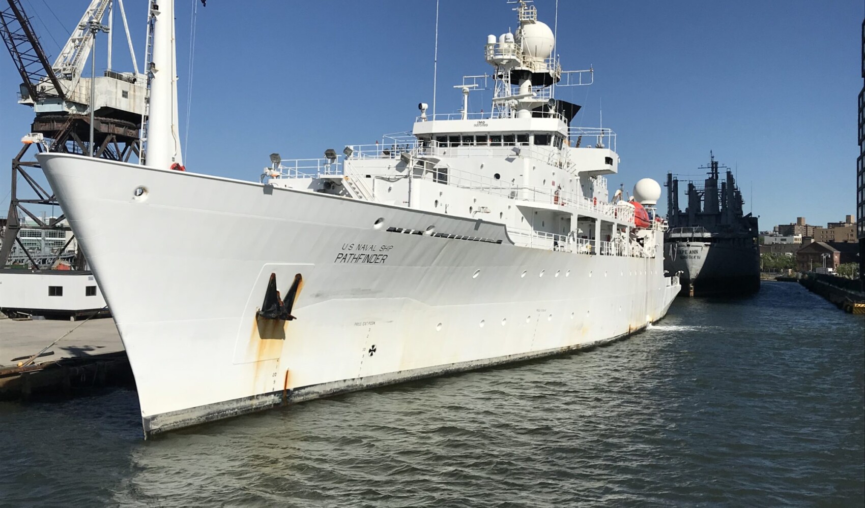 USNS Pathfinder, Submarine Hunter - Turnstile Tours