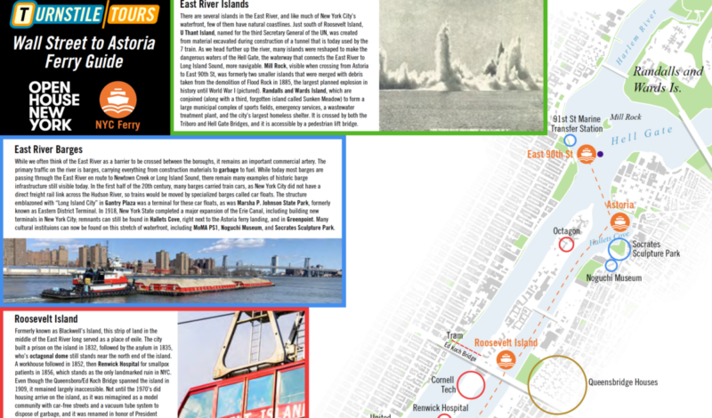 Wall Street to Astoria Ferry Guide | Self-Guided Tour - Turnstile Tours