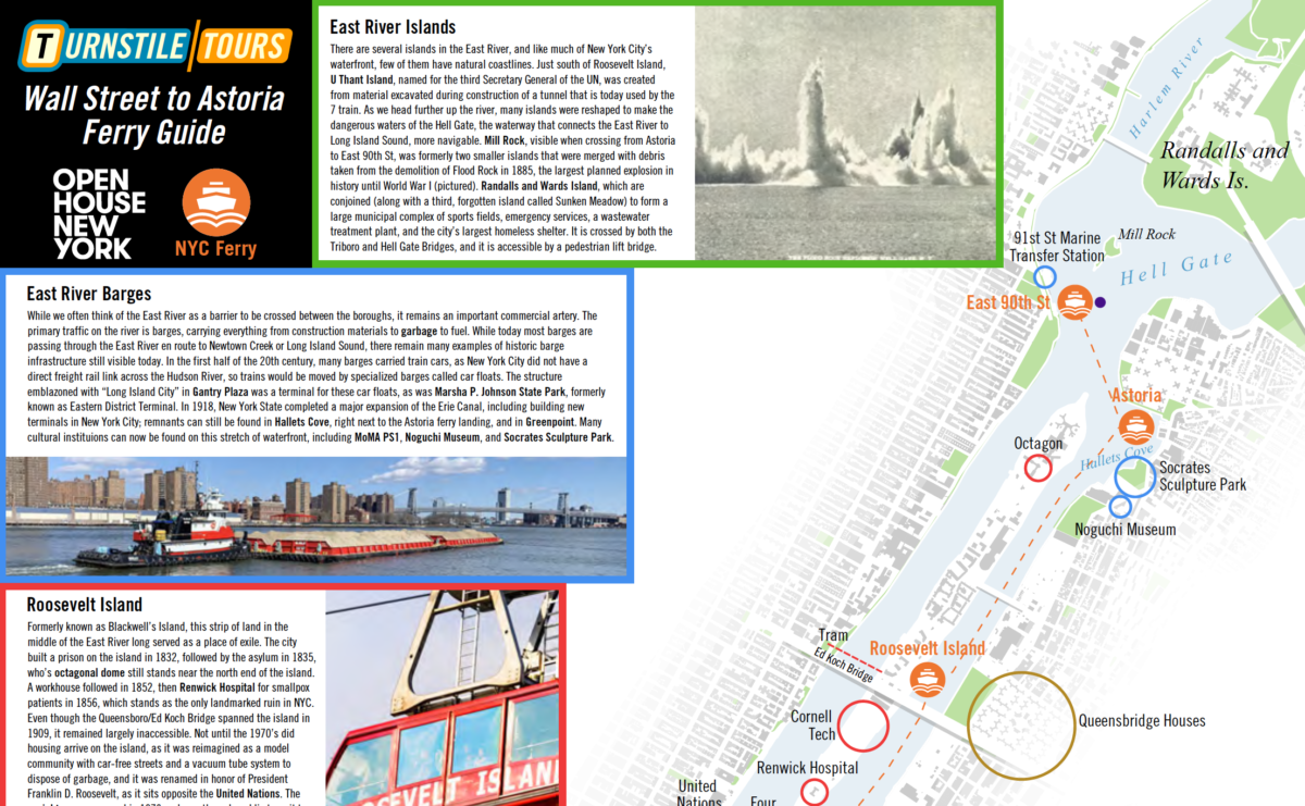 Wall Street to Astoria Ferry Guide | Self-Guided Tour | Turnstile Tours
